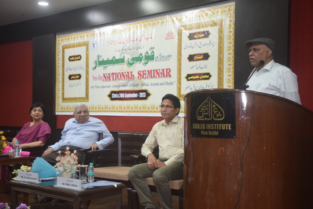 شمالی ہند میں نشاۃ الثانیہ کے نقیب تھے صہبائی آزردہ اور شیفتہ: پروفیسر ...